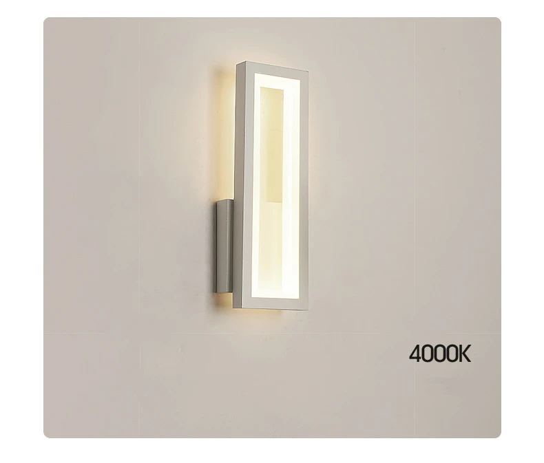 Dual Color Aluminum 16W LED Wall Lighting Wall Hanging Living Room ...