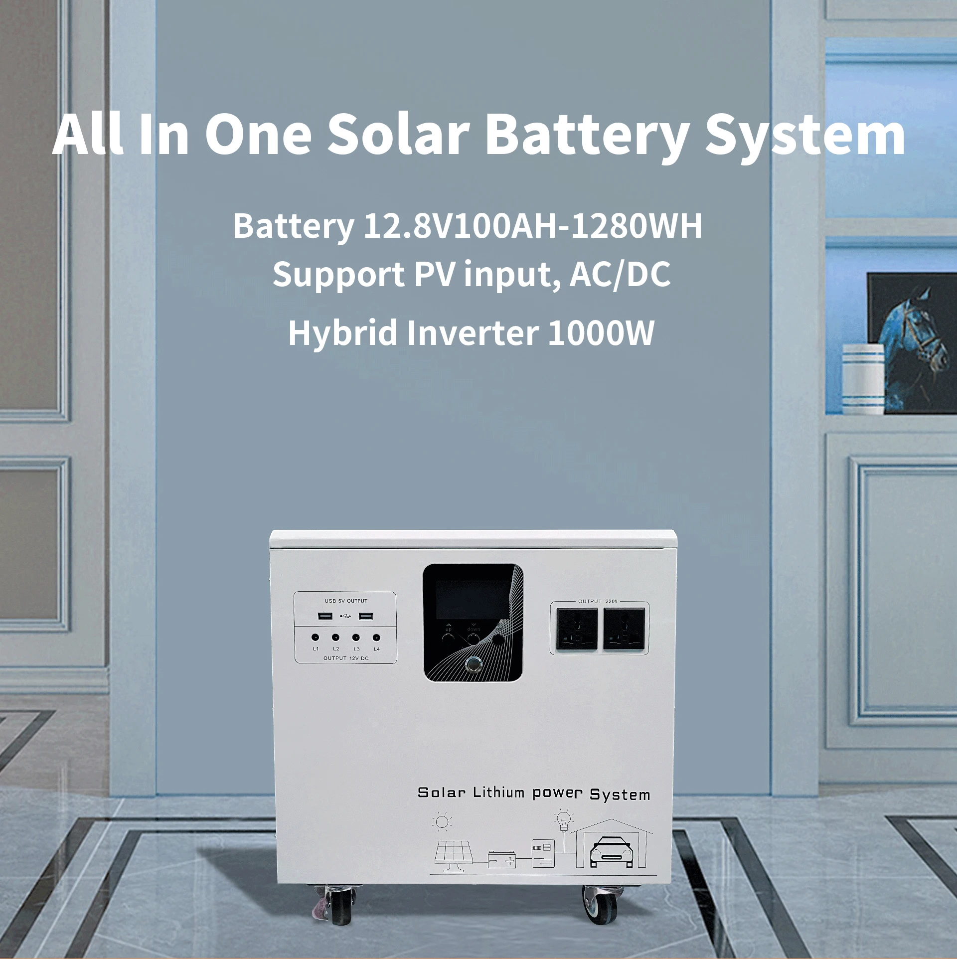 Energy Storage System All in One 3kwh 25.6V 12.8V Lithium Solar Battery ...