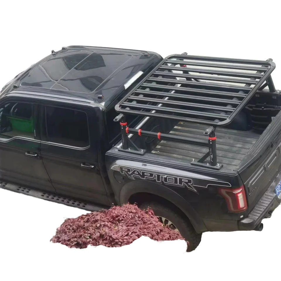 High Quality Adjustable Aluminum Pickup Truck Utility Rack Black Truck ...