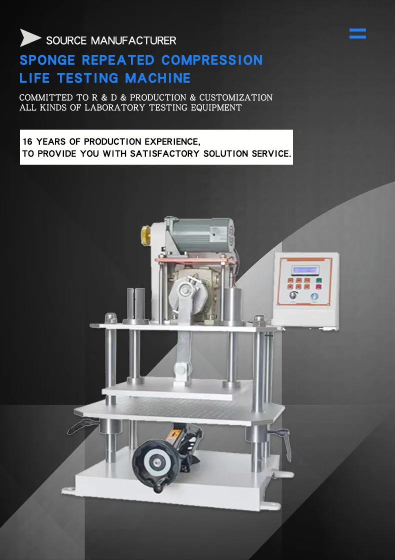 Foam Compression Recover Time Tester Sponge Repeated Compression ...