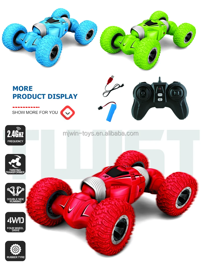 Children's 4wd Climbing Electric Creative Flip Twist Double-sided ...