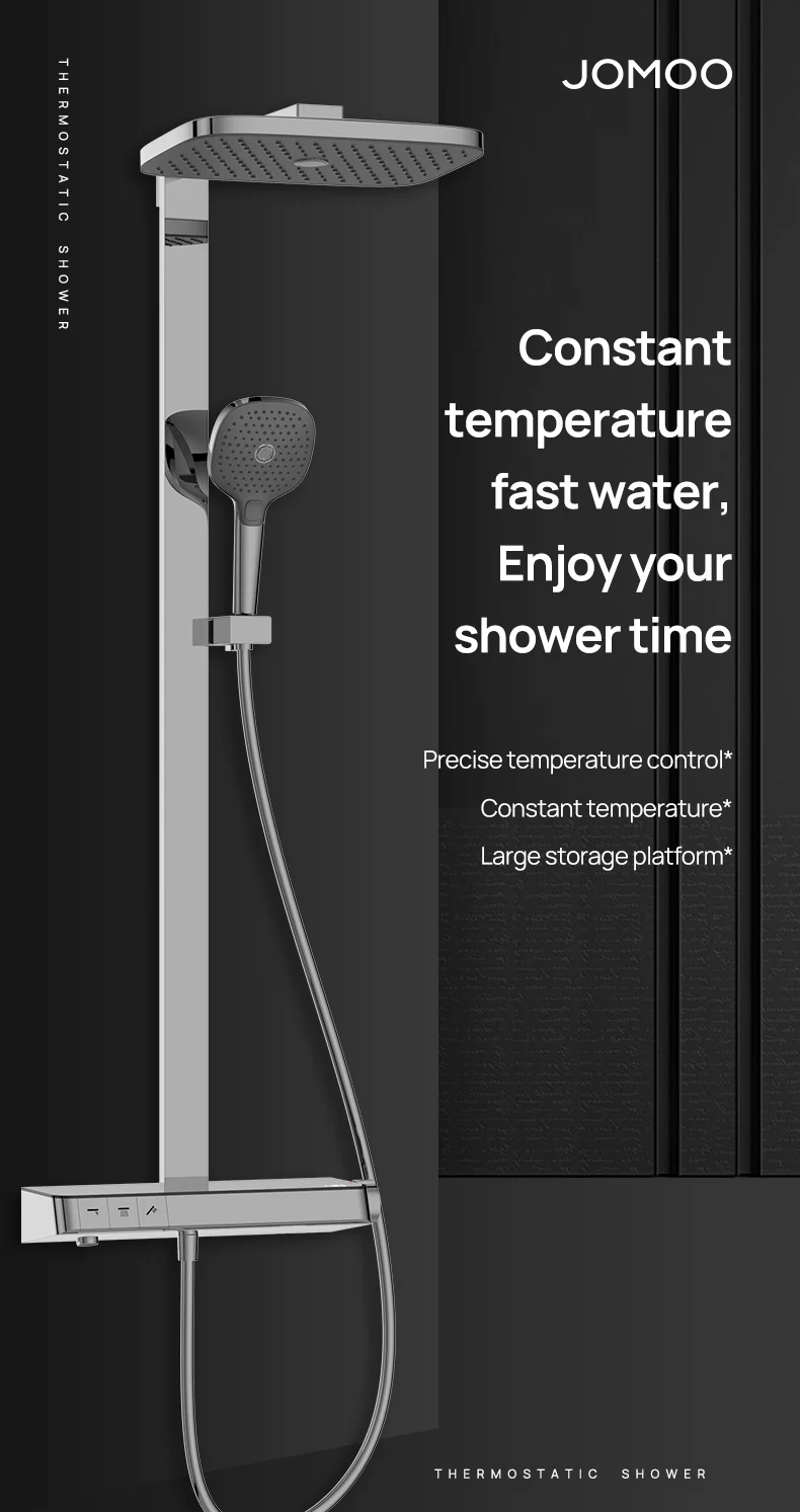 JOMOO Shower System - Intelligent, Adjustable, Reliable
