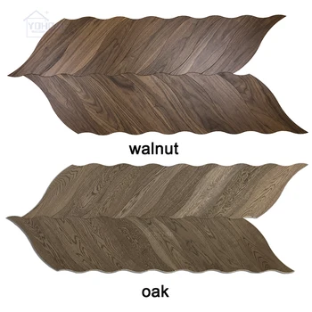 China Wholesale Leaf Shaped Parquet Flooring Natural Color Hardwood ...