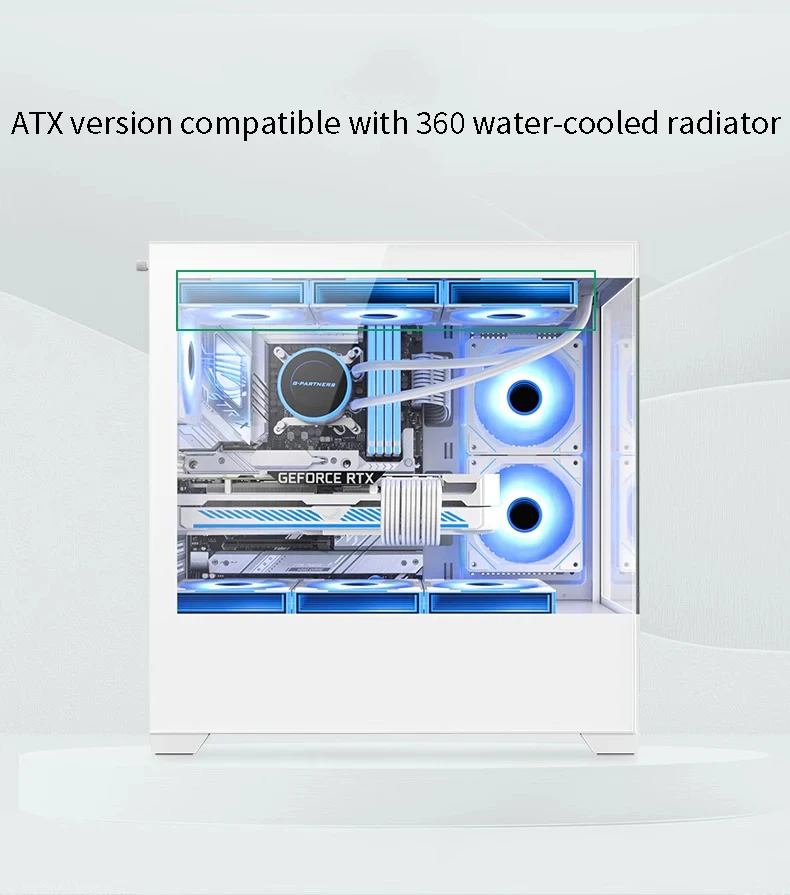 OEM Glass Side Panel Middle Tower ATX/MATX Gaming Case