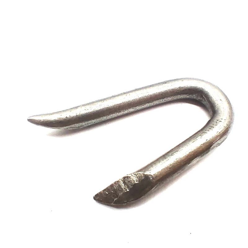 U Type Nails Fence Staple Stamped Point Hot Dip Galvanized/ Polished ...