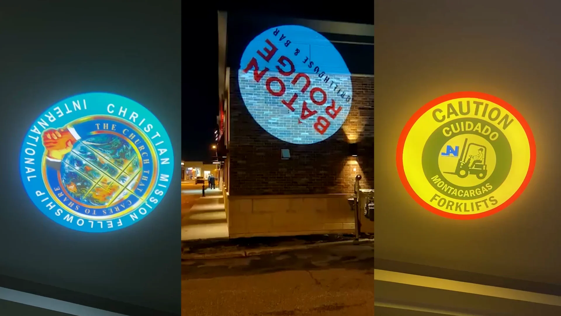 100w Led Gobo Projector Advertising Outdoor Led Projector Ip67 Hd ...