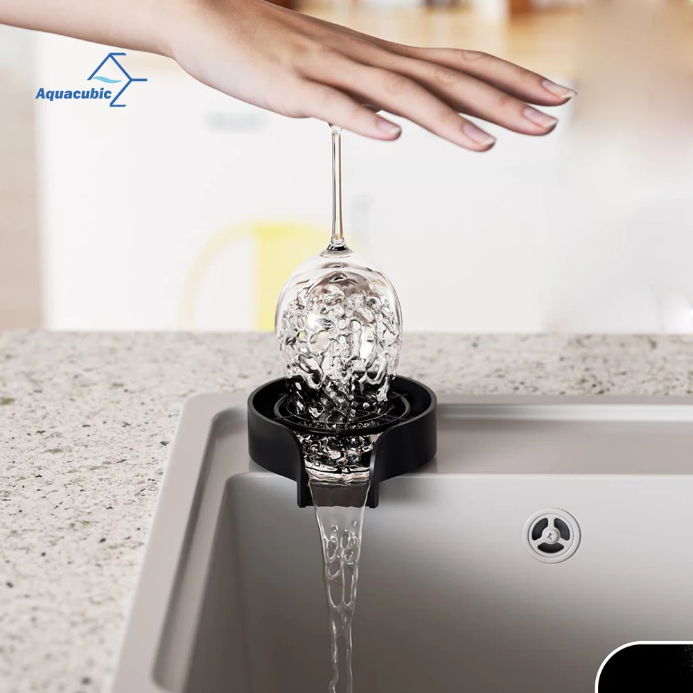 High Pressure Auto Cup Washer Home bar Counter , Glass Rinser Cup ...