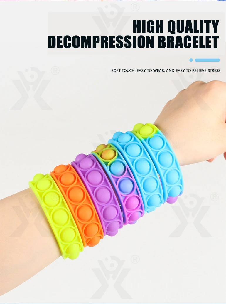 Chengji Bubble Poppers - Stress Relief Fidget Toy Wristbands