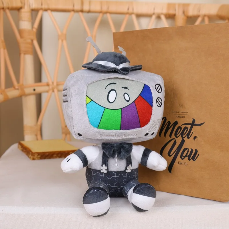 DL3655 SMG4 TV Host Plush Yot Mr. Puzzles Plush Tv Anime Stuffed Toy ...