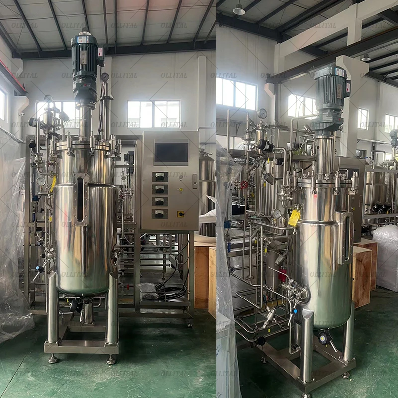 Airlift Fermenter Bioreactor Industrial Dual Jacketed Stainless Steel ...