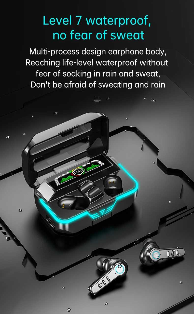 As-05 Tws Earphones 2023 New Arrival Rgb Light Long Battery Life Power ...