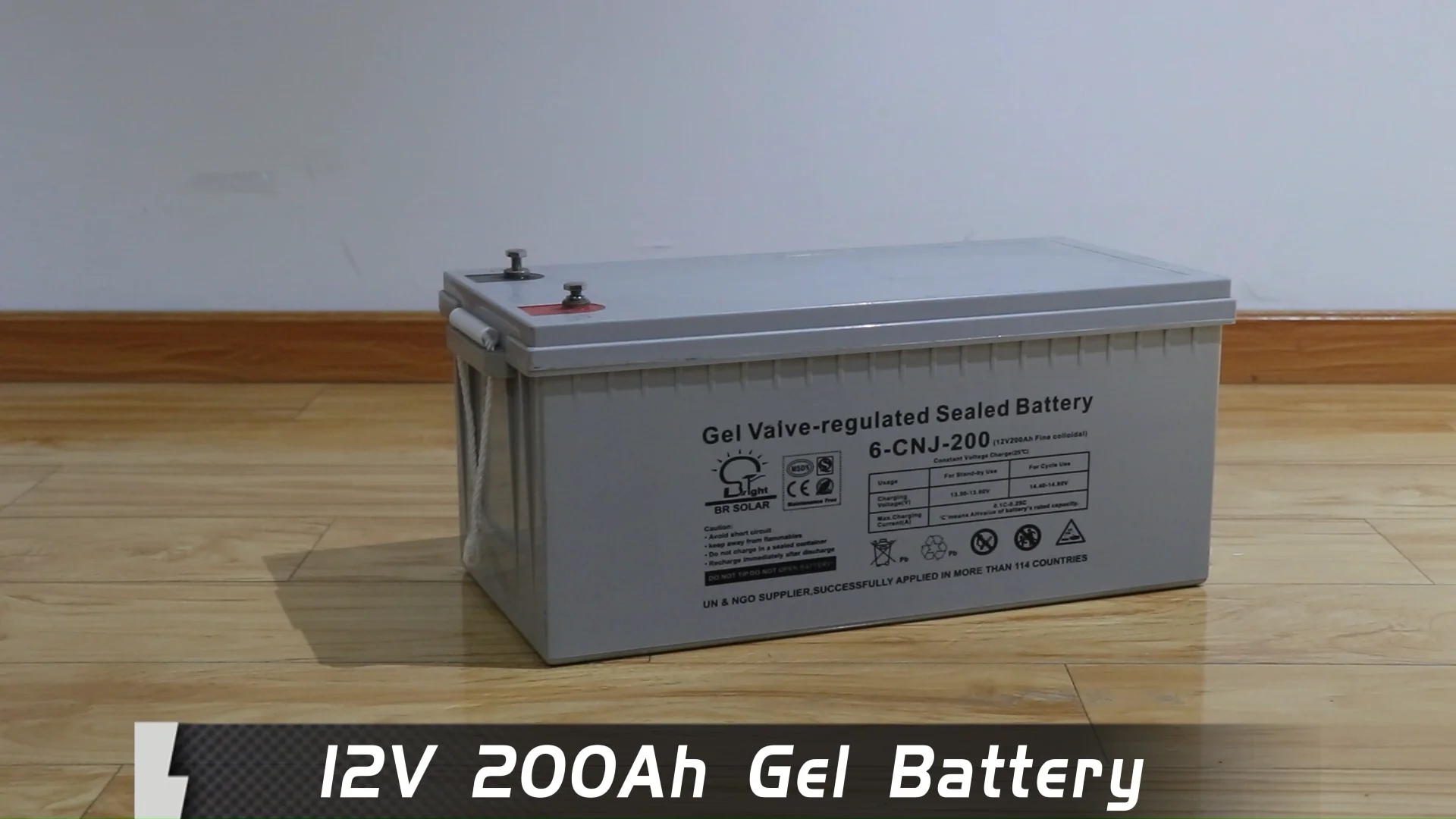 Br Solar High Quality Cost Effective 12v 100ah 150ah 200ah 250ah Deep Cycle For Solar System ...