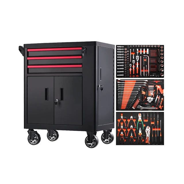 Metal Tool Trolley - Durable Storage for Workshop Tools