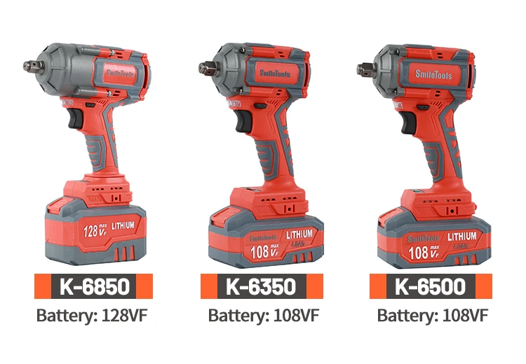 21v Rechargeable Cordless Electric Torque Impact Wrench 1/2 Inch With ...
