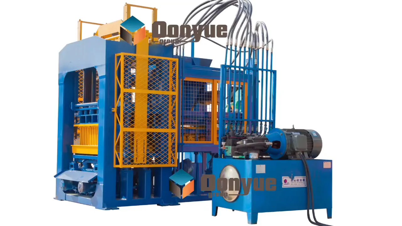 Vibration Forming Hydraulic Pressure Automatic Block Manufacture ...