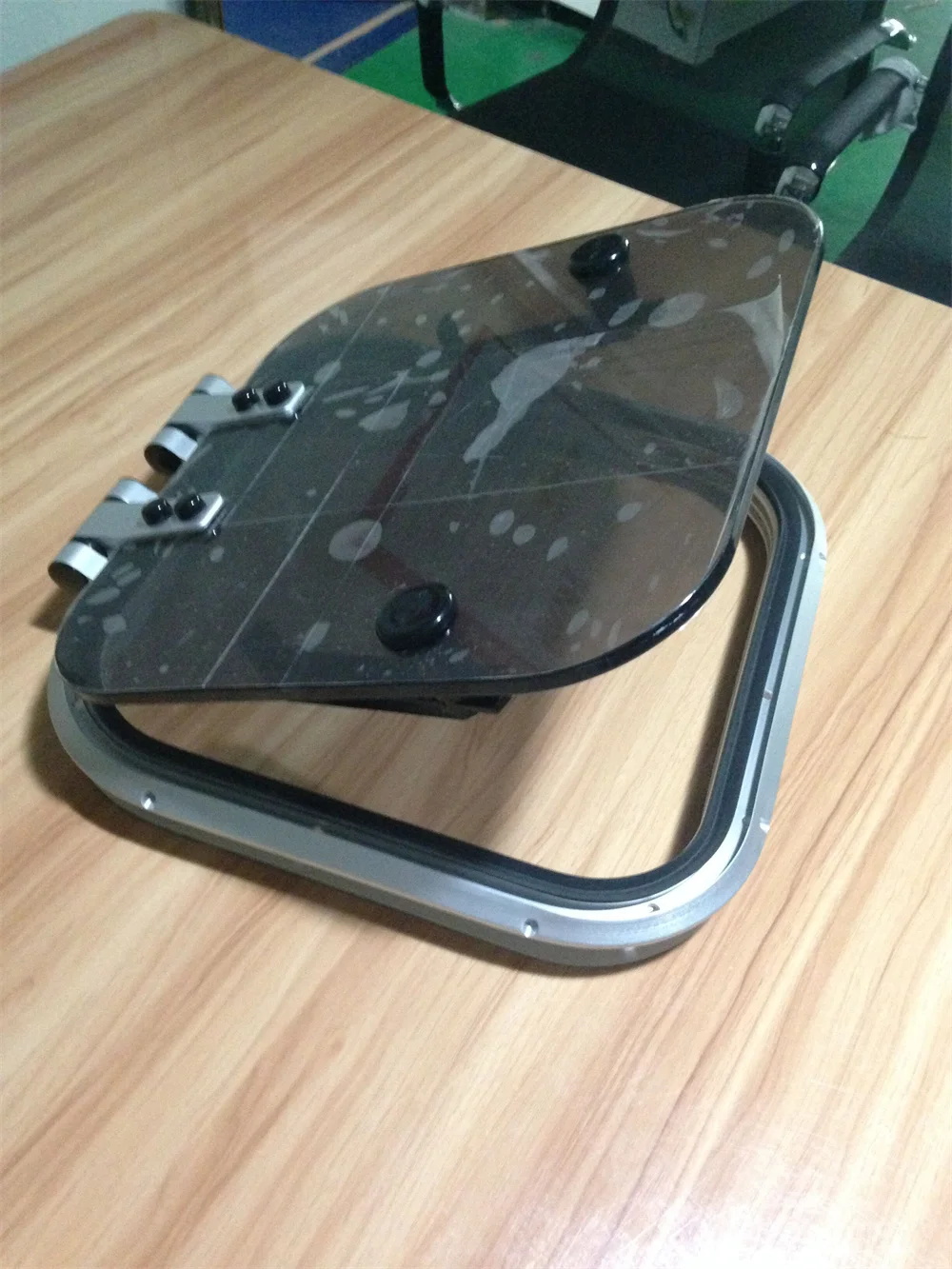 Aluminum Friction Hinge Hatch Porthole Window - 5 Sizes