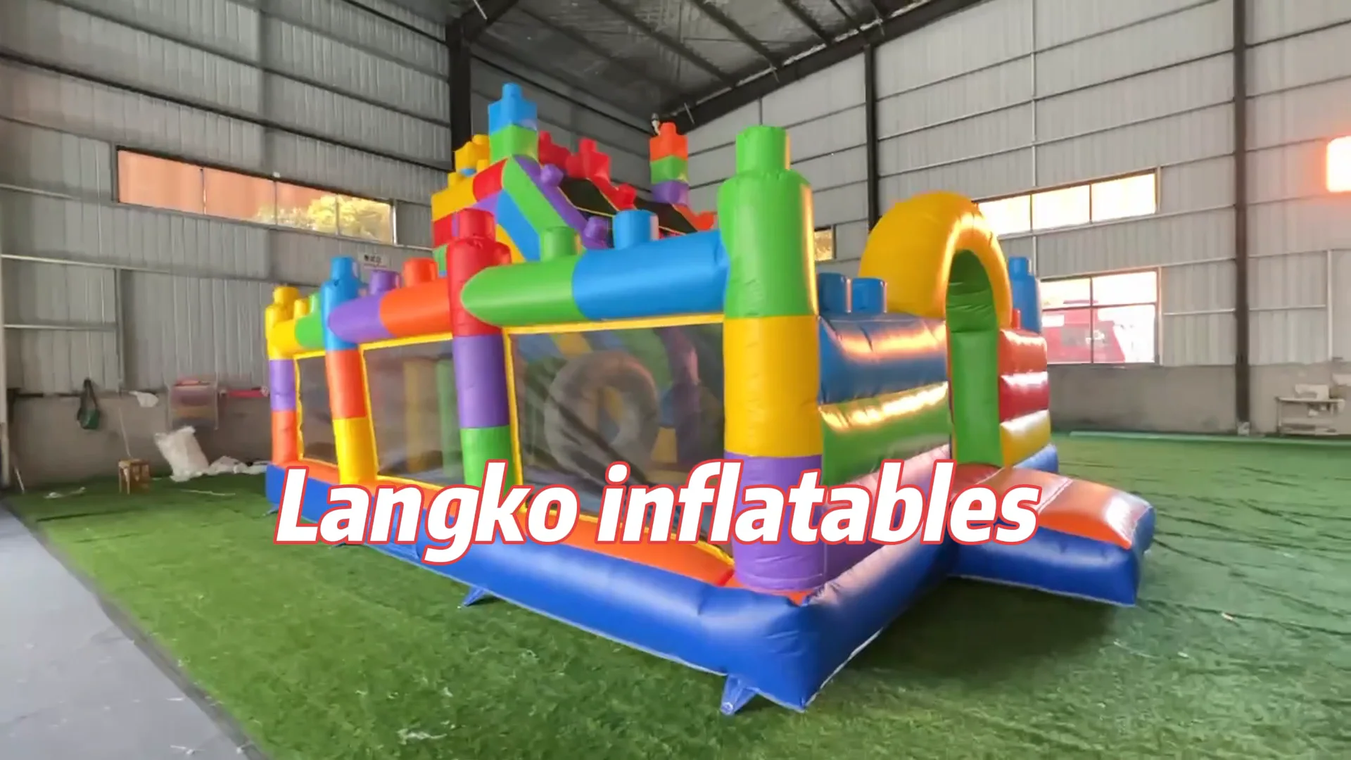 Commercial Inflatable Bouncy Castle Wet Combo New Inflatable Bounce ...