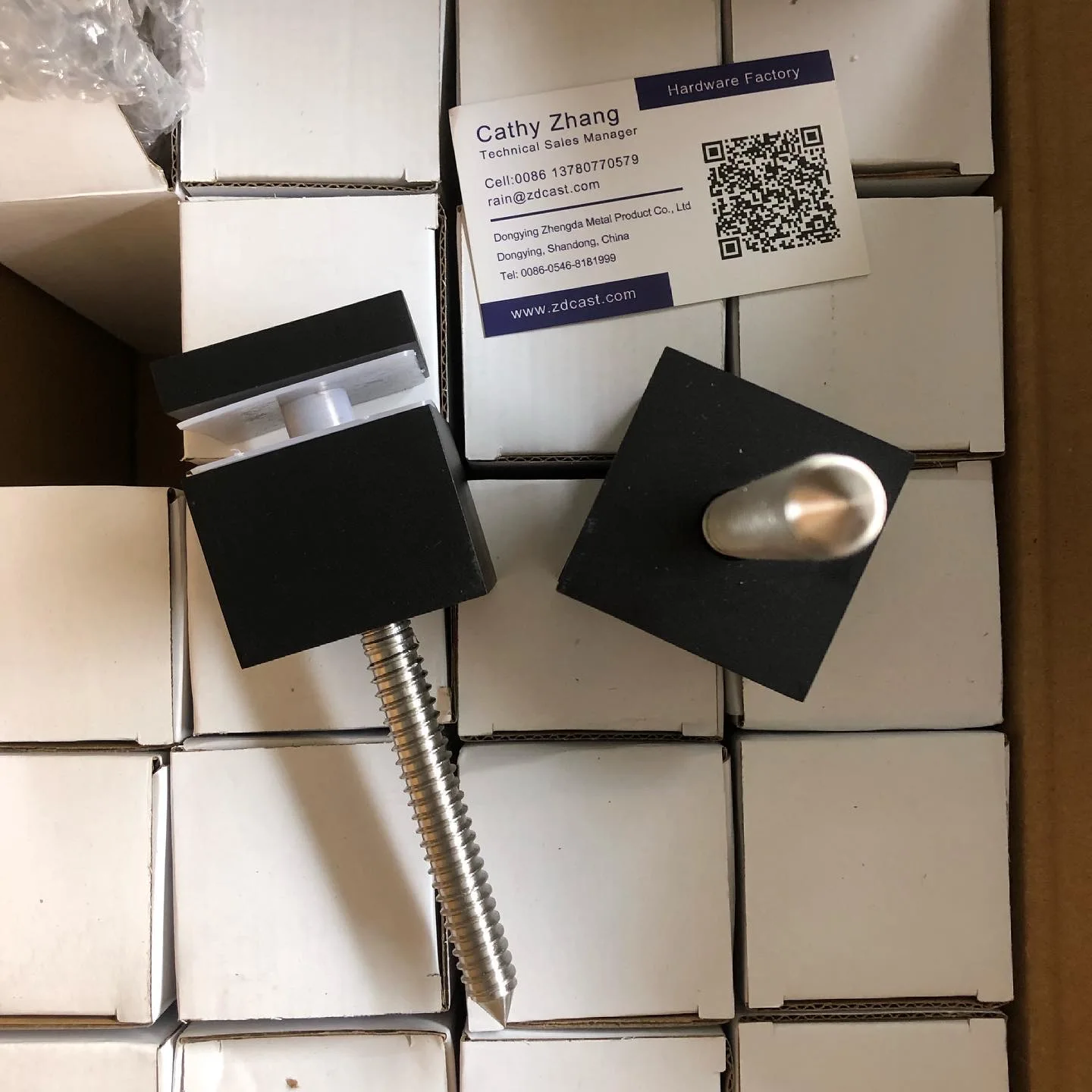 Stainless Steel Glass Standoff Pins - Easy Installation