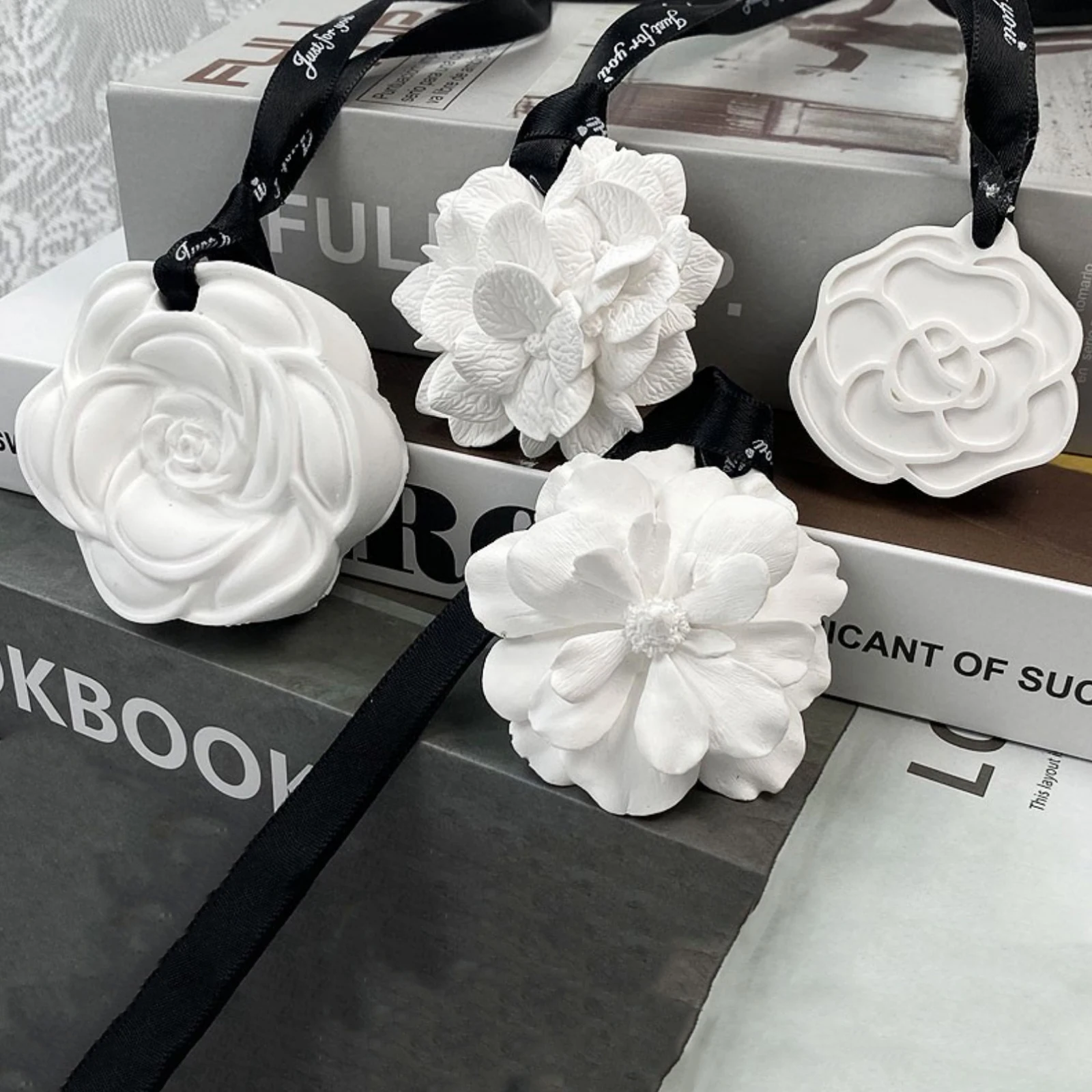 Handmade Decoration Pure Gypsum Black Hanging Scented Air Freshener ...