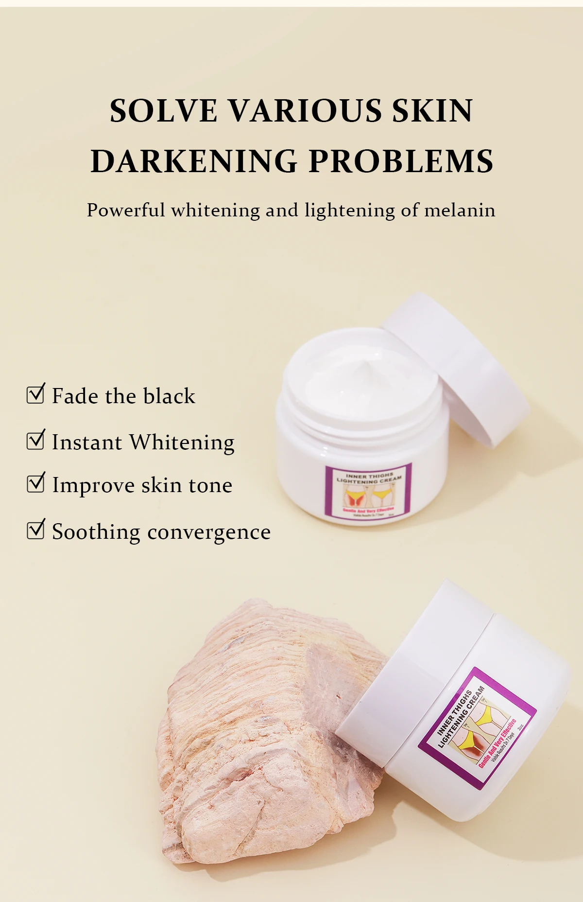 Inner Thighs Whitening Bleaching Cream For Underarms Armpit Knees ...