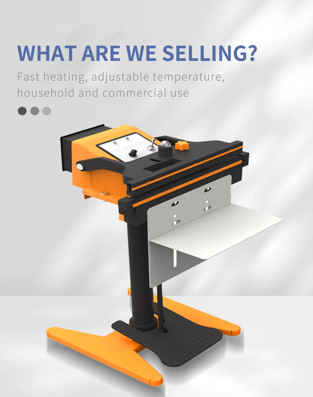 Multi Color 1000*2 Impuls Sealer 450 Simple Manual Pedal Hand Household ...