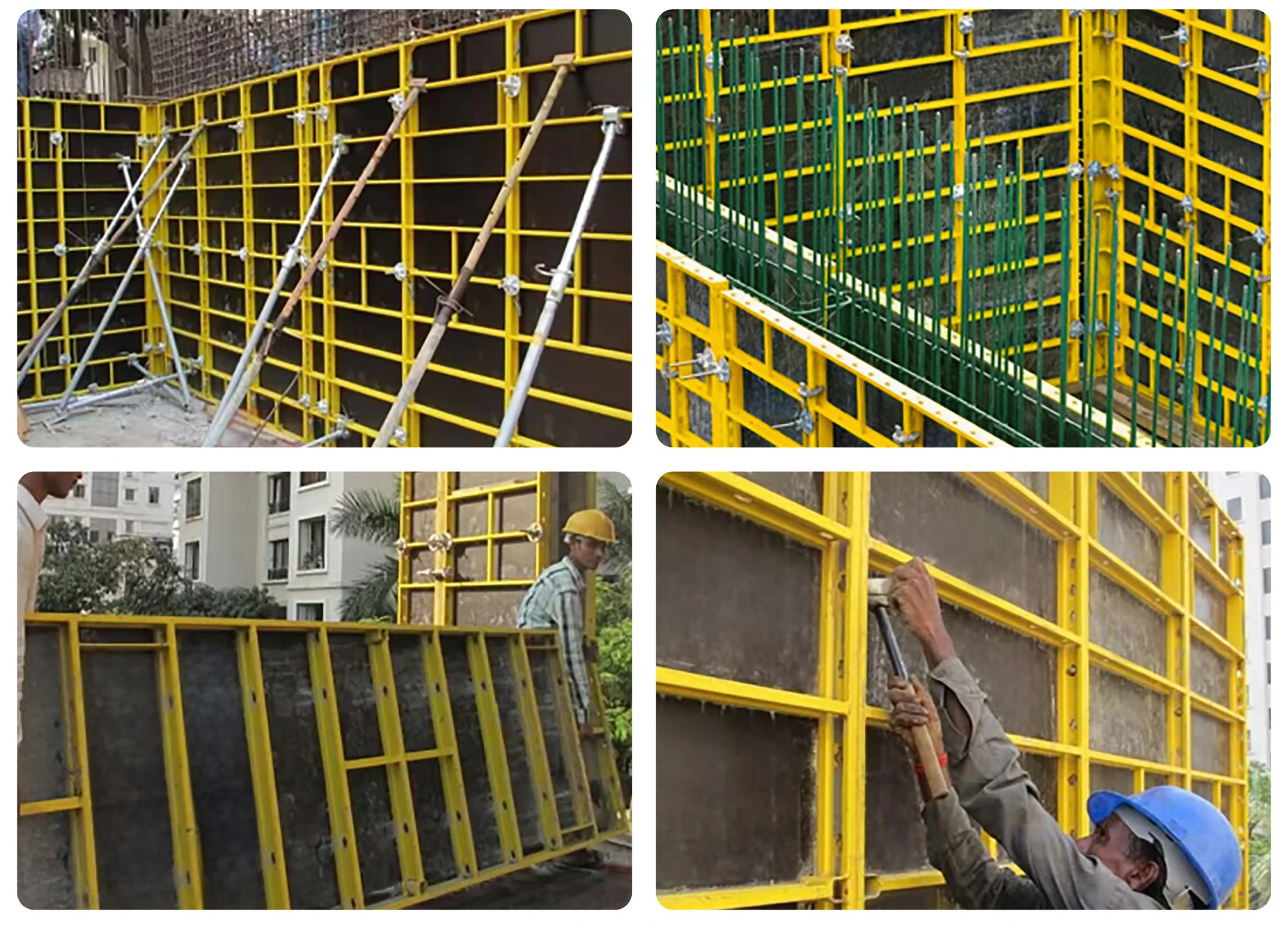 Modern Design Construction Formwork Concrete Mold Metal Framing Systems ...