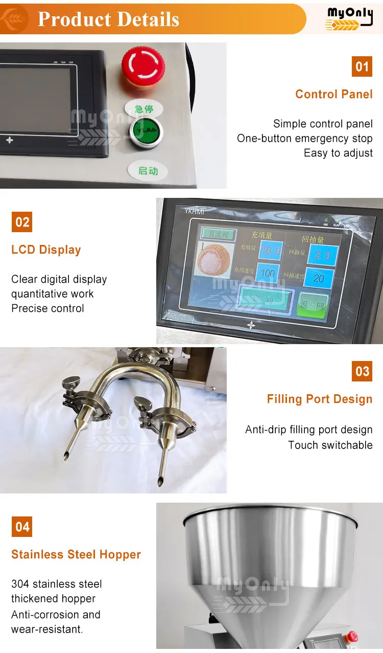 MY Automatic Donut Filler - Efficient Cake Cream Injector