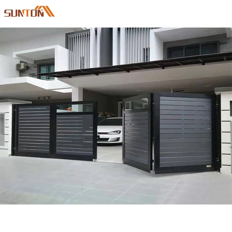 Alibaba.com: Modern motorized aluminum bifold driveway gate, CE/BV/ISO ...