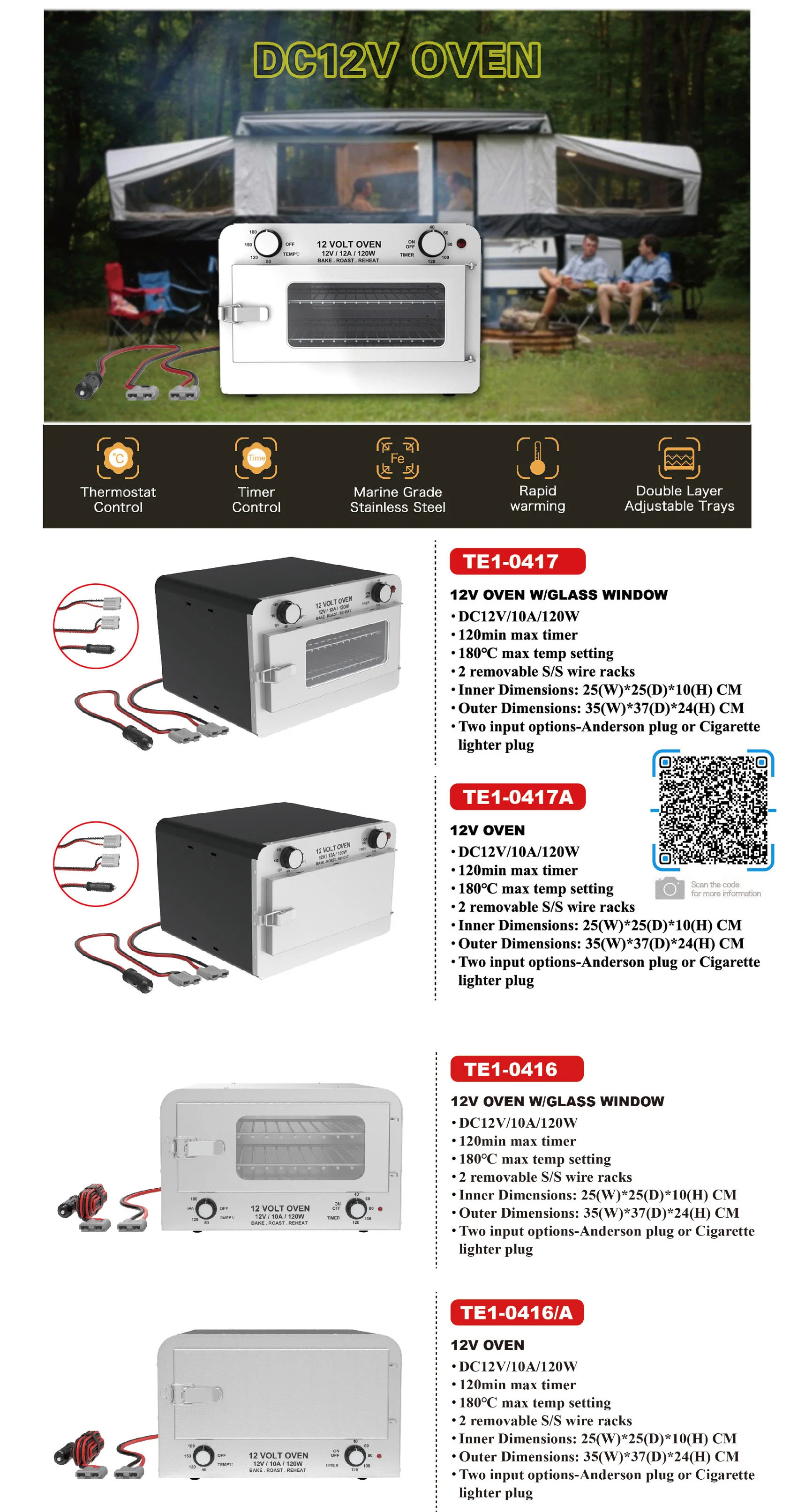 6l 12v 120w Electric Mini Vehicle Roaster Box 12v Dc Microwave Oven Car ...