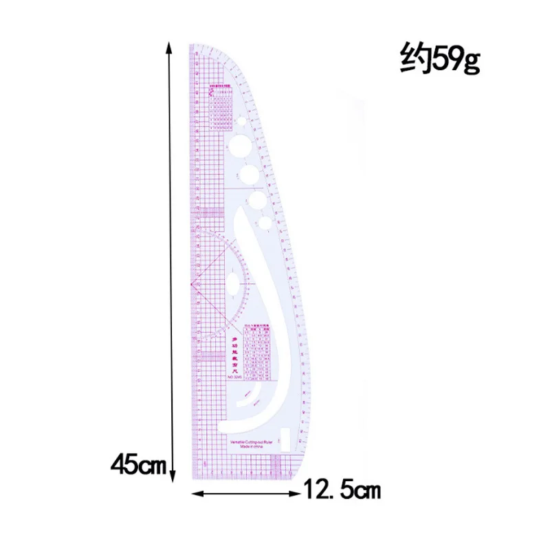 Plastic Dress Curve Rulers for Sewing Design DIY Tailor Scale Quilt ...