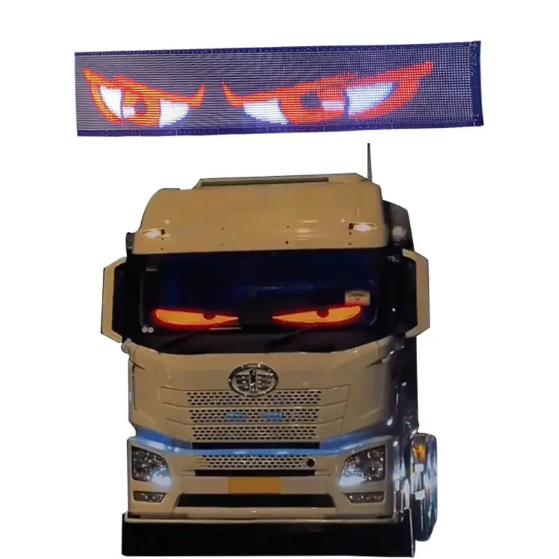 Universal Vehicle Demon Dynamic Animated Led Panel Display Truck Led ...