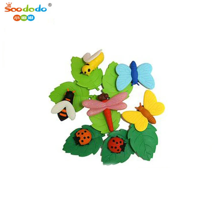 Party Favor Erasers 144 Piece Insect Eraser Set - Bee, Butterfly ...