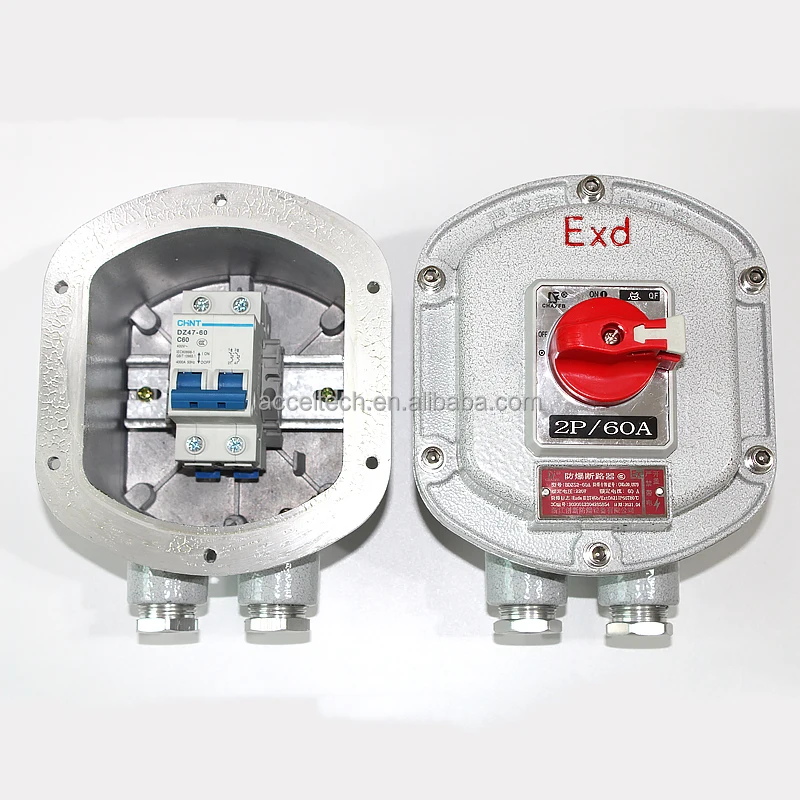 Explosion Proof Circuit Breaker Iib 2p 3p Customized Industrial Factory