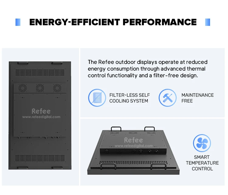 Refee Outdoor Kiosk - High Brightness Waterproof LCD Display