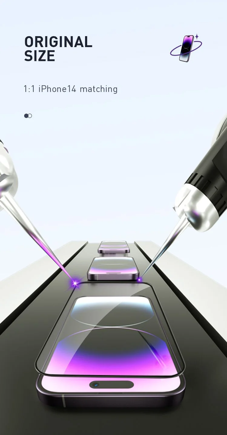 Heybingo Clear Anti-dust Glass Screen Protector Privacy For Iphone X 6 ...