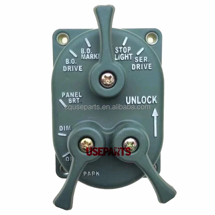 M35a2 M809 M939 3 Lever Light Control Switch For Hmmwv & Humvee - Oem