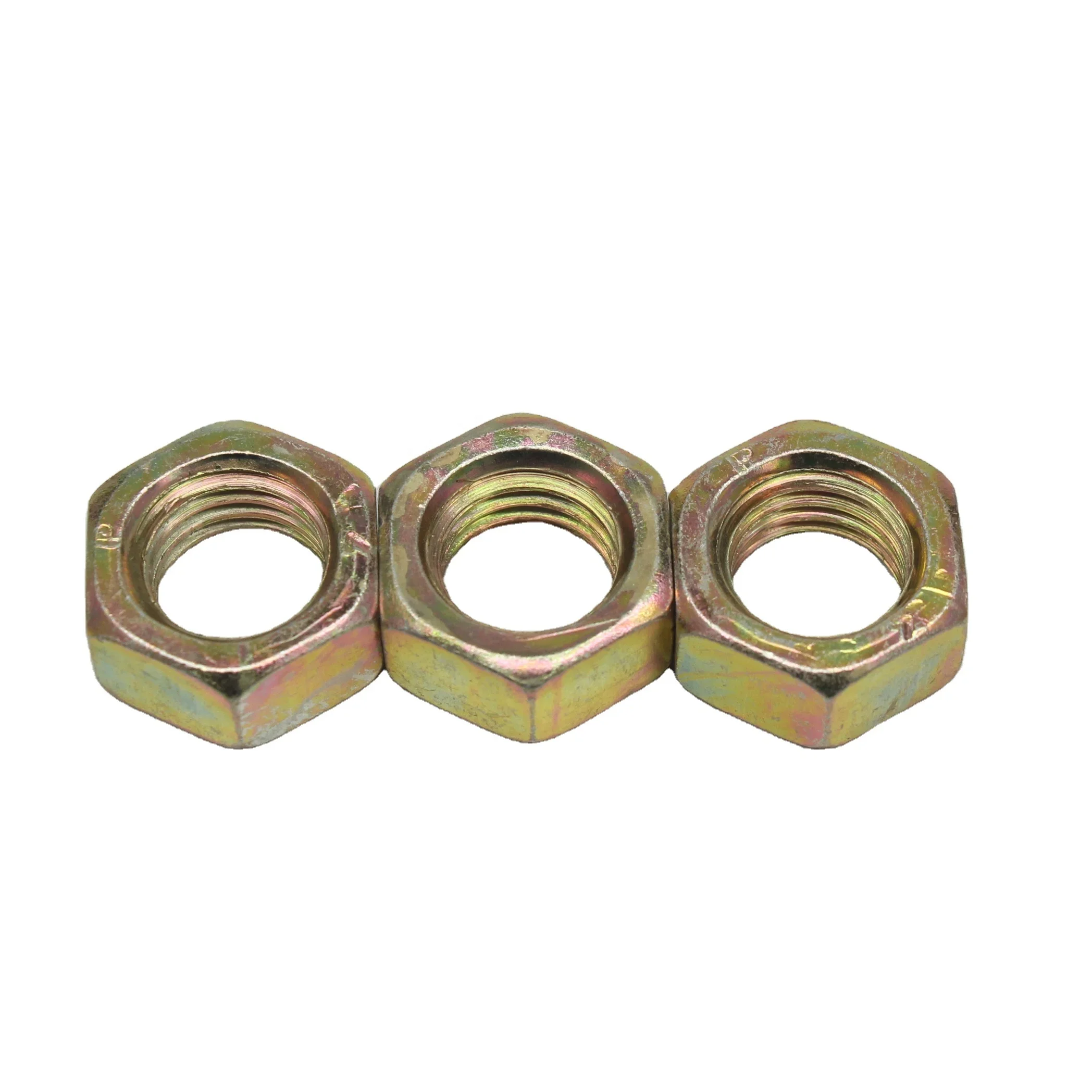 Din934 Carbon Steel Grade 8/10 M8-m64 Hex Nuts Metric Threads Hex Head ...