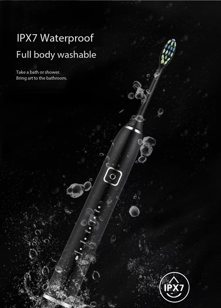Wireless Charger Sonic Electric Automatic Toothbrush With Multiple ...