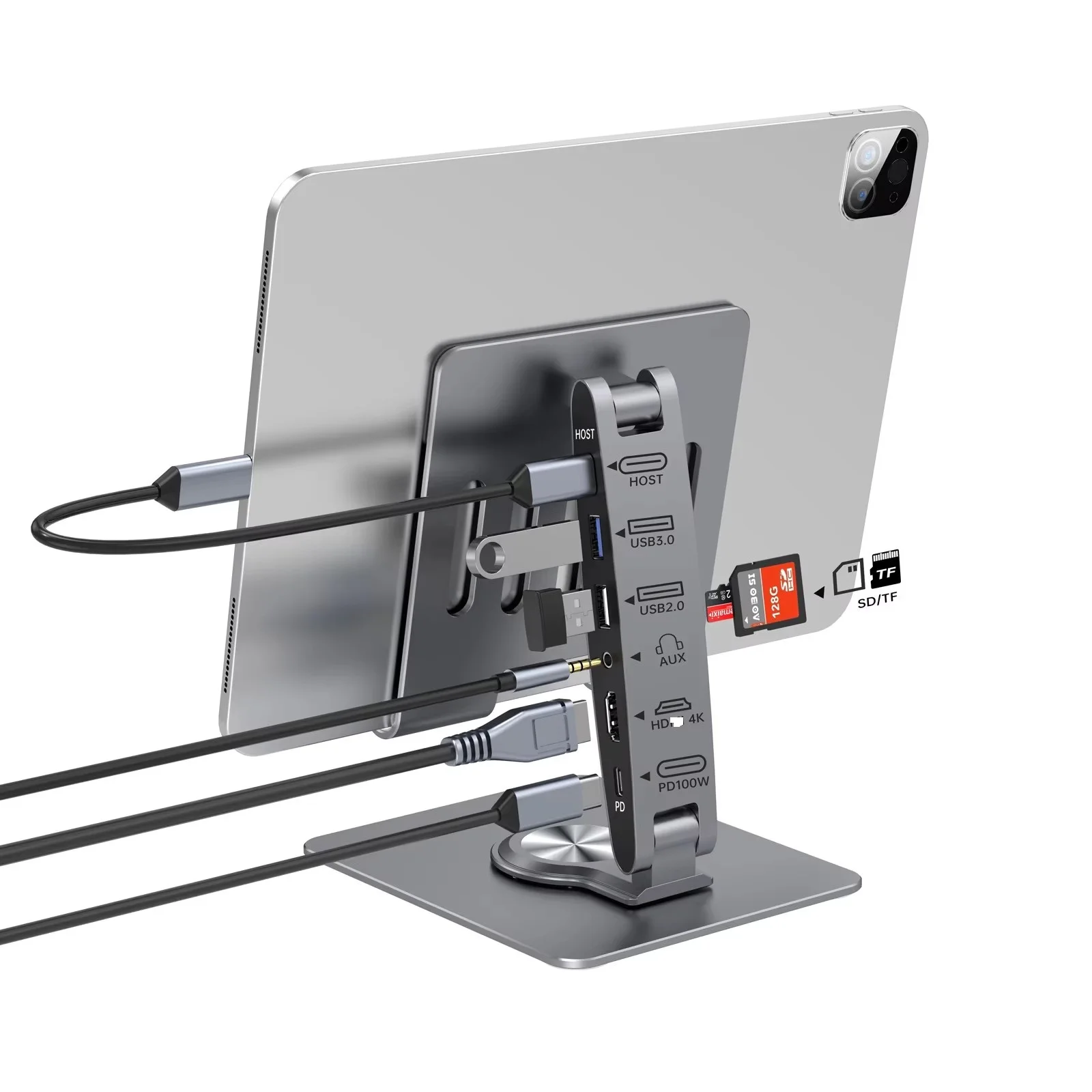 Prom Hubs 7-in-1 Thunderbolt Docking Station with HDMI, USB Type C Hub ...