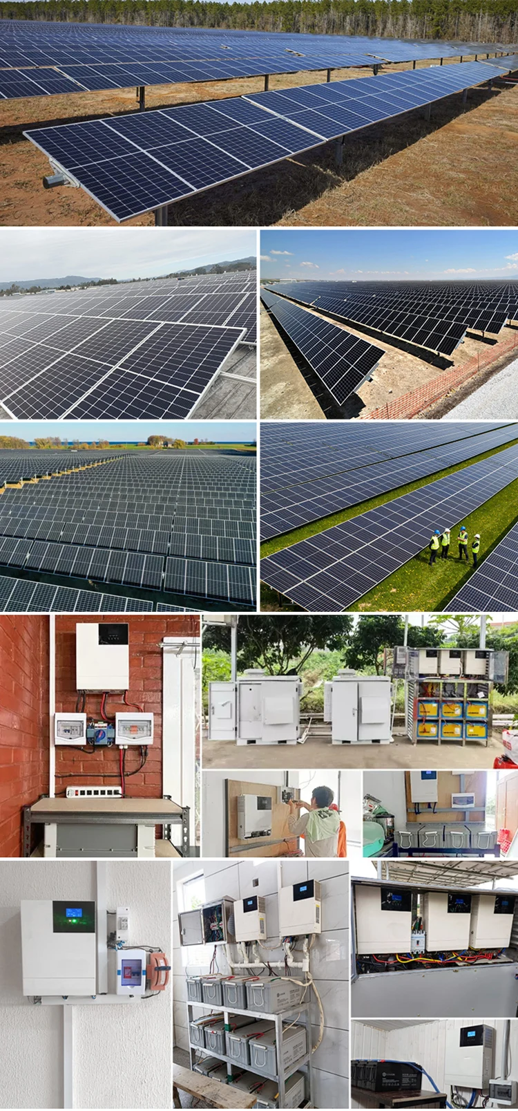 5kw To 10kw Complete Hybrid Solar System For Household With Lithium Ion ...