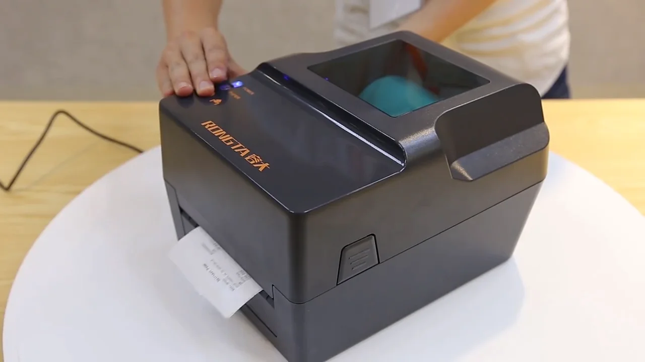 4 Inch Barcode Label Sticker Printer Of Aluminium Printer For Thermal ...