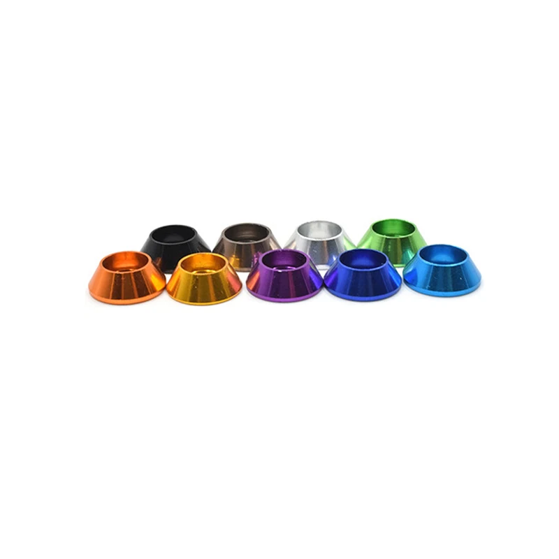 CNC Anodized Color Countersunk Washers M6 JDM Modification