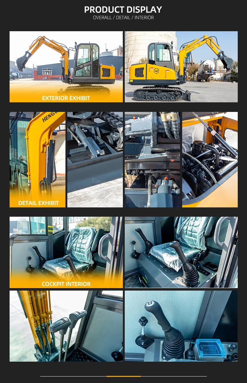 3.5 Ton Mini Excavator 2t 3t Mini Bagger Digger Machine Excavator 3 ...