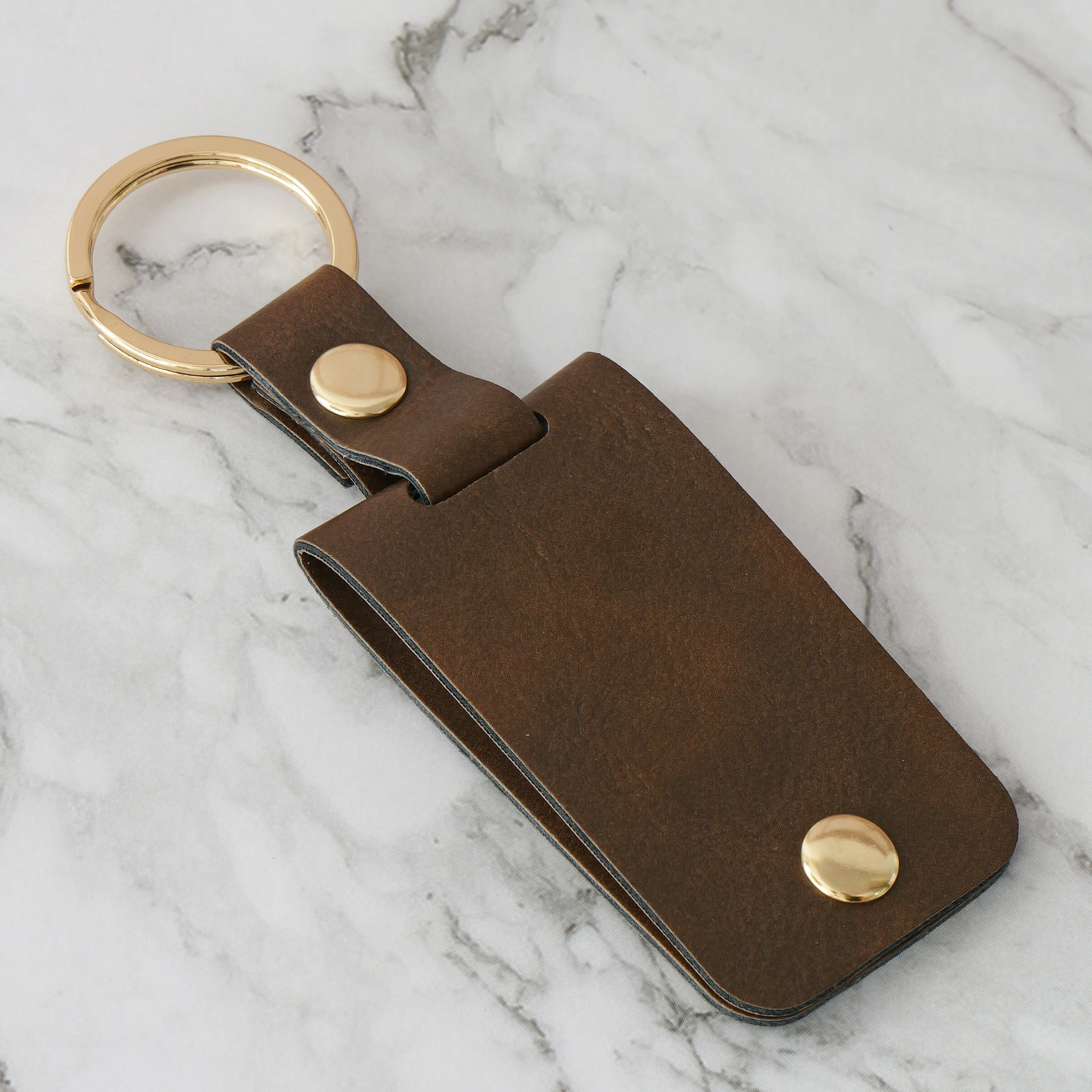 Mini Leather Family Friends Photo Album Keychain Laserable Leatherette ...