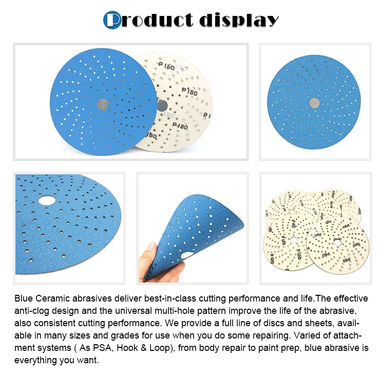 7 Inch 9 Sanding Paper - Orbital Sander 6 Glass 120 Grit