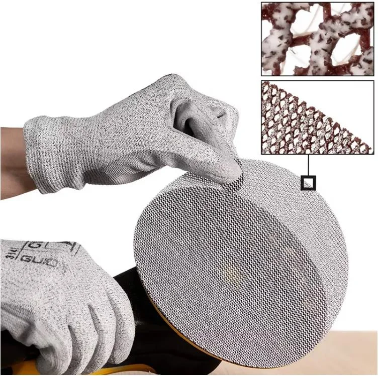 Silicon Carbide Kinds of 150mm Net Sanding Disc Net Sand Paper Mesh ...