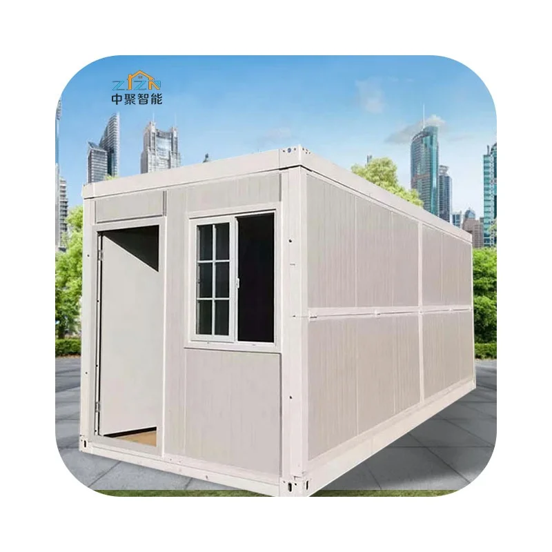 Folding prefabricated office villa hotel house foldable kiosk mobile ...