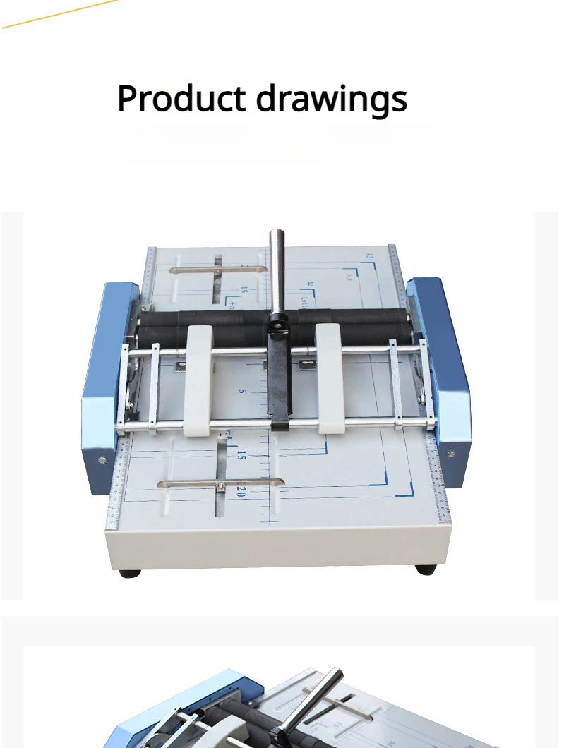 A3 Desktop Paper Notebook Booklet Maker Machine Stapling Folding ...