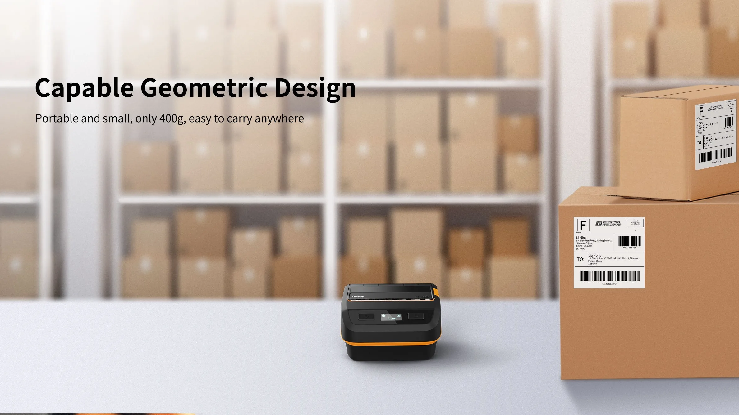 Hprt Hm-a300e 3 Inch Mini Portable Mobile Thermal Receipt Printer 80mm ...