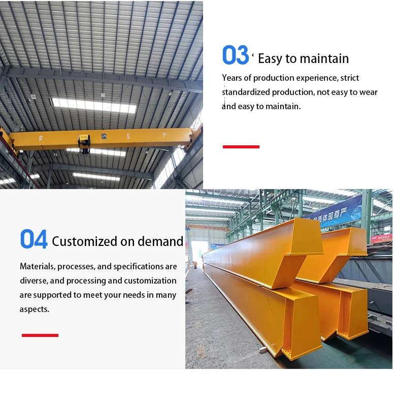 Double Girder European Electric Hoist 25ton Workshop Overhead Bridge ...